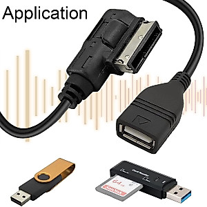 DKARDU MDI/AMI USB Adapter Cable for Audi MMI 3G System