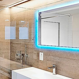 Xtreme Lit 6.5ft Indoor Motion Activated RGBW Color-Changing LED Light Strip, Battery Powered