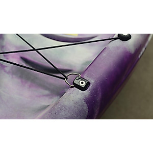 12 Pack of Fishing Rigging D-Ring Kayak with 304 M6 Screw Kit for Boat Canoe Kayak,Give Free Install Tools (Square)