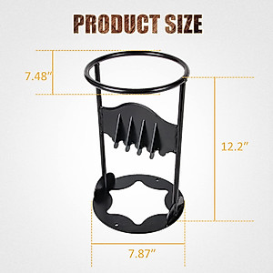 Wztepeng Cast Iron Firewood Kindling Splitter for Wood Cutter Tool Heavy Duty Log Splitter Wedge Compatible with Home Camping Outdoor