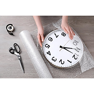 SteadMax 2 Pack Bubble Cushioning Wrap Rolls, 12” x 20’ Total, 3/16” Bubbles, Perforated Every 12”, Packing, Shipping, Moving Supplies (Pack of 2)