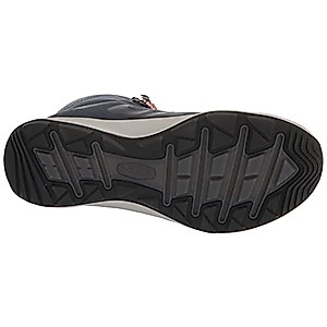 KEEN Women's Terradora Flex Mid Height Waterproof Hiking Boots, Vintage Indigo/Peachy, 6.5