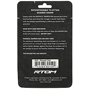 RTOM MoonGel Damper Pads, Clear (MGC)