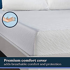 EARLY BIRD Essentials 8 Inch Gel Memory Foam Mattress, Twin XL, Dual Layer Comfort