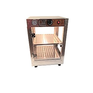 HeatMax Commercial Food Warmer Pizza Pastry Hot Countertop Display Case 14x14x20