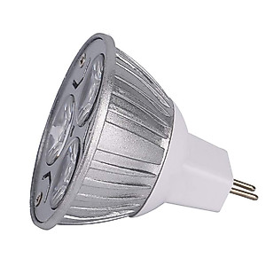 MR16 3W LED Bulbs MR16 3W 12V Warm White 2700K Not Dimmable 60 Degree Beam Angle LED Spotlight Bulbs for Landscape Recessed Lighting,35W Halogen Bulbs Equivalent,6 Pack