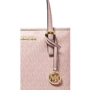 Michael Kors XS Carry All Jet Set Travel Womens Tote (DK PWDR BLSH)