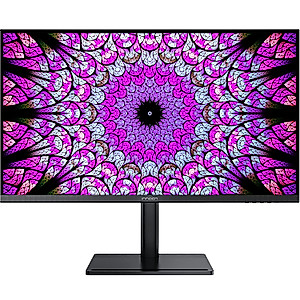 INNOCN 28" 4K UHD 3840 x 2160 IPS Computer Monitor Built-in Speaker, 93% DCI-P3, HDMI, Display Port, Eye Care, Flicker Free, Height/Tilt Adjustable Stand, Black