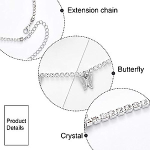 Jeweky Halloween Crystal Butterfly Waist Chain Belly Silver Belt Body Chains Summer Beach Body Accessories Jewelry for Women
