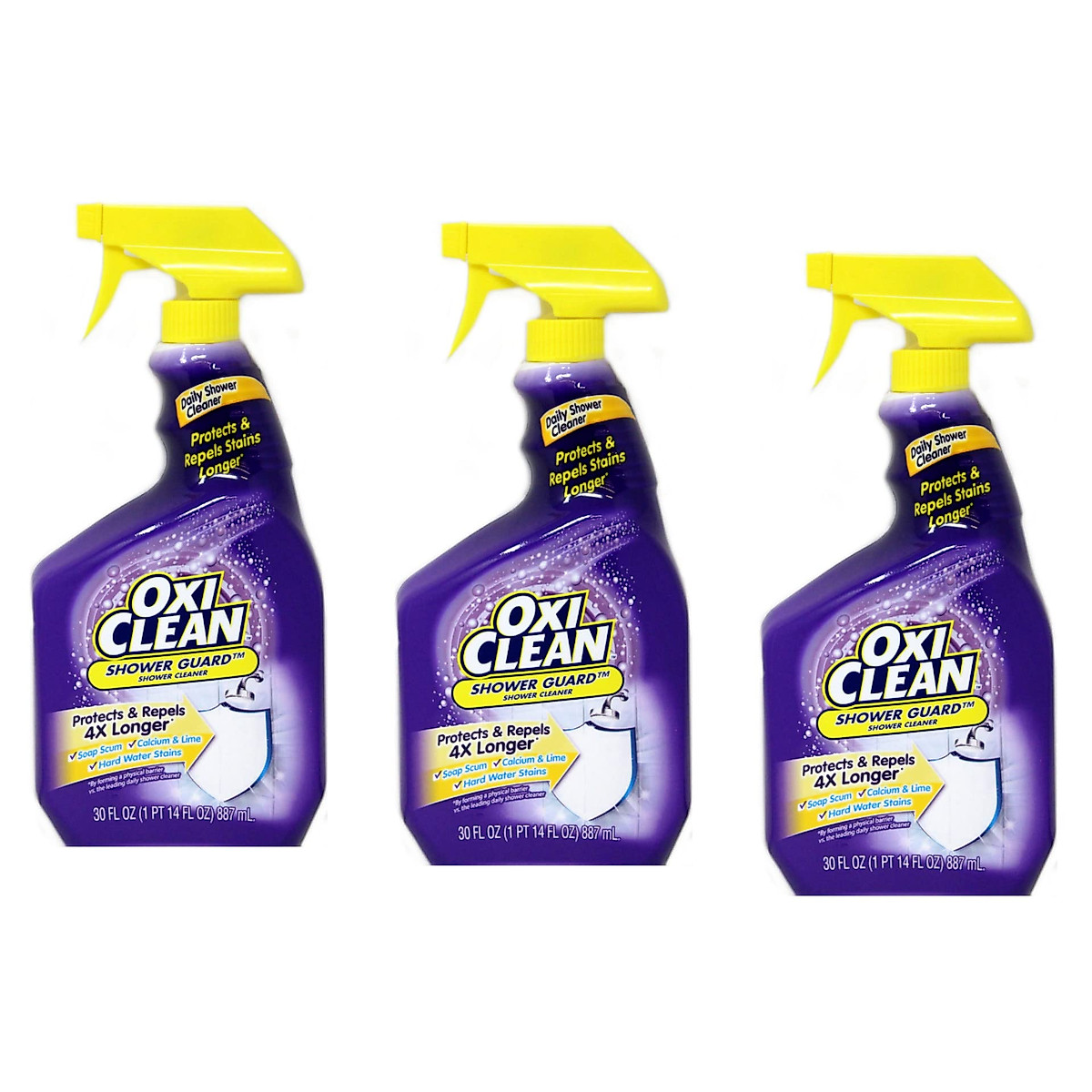 OxiClean Shower Guard Daily Shower Cleaner, 30 oz., (Pack of 3)