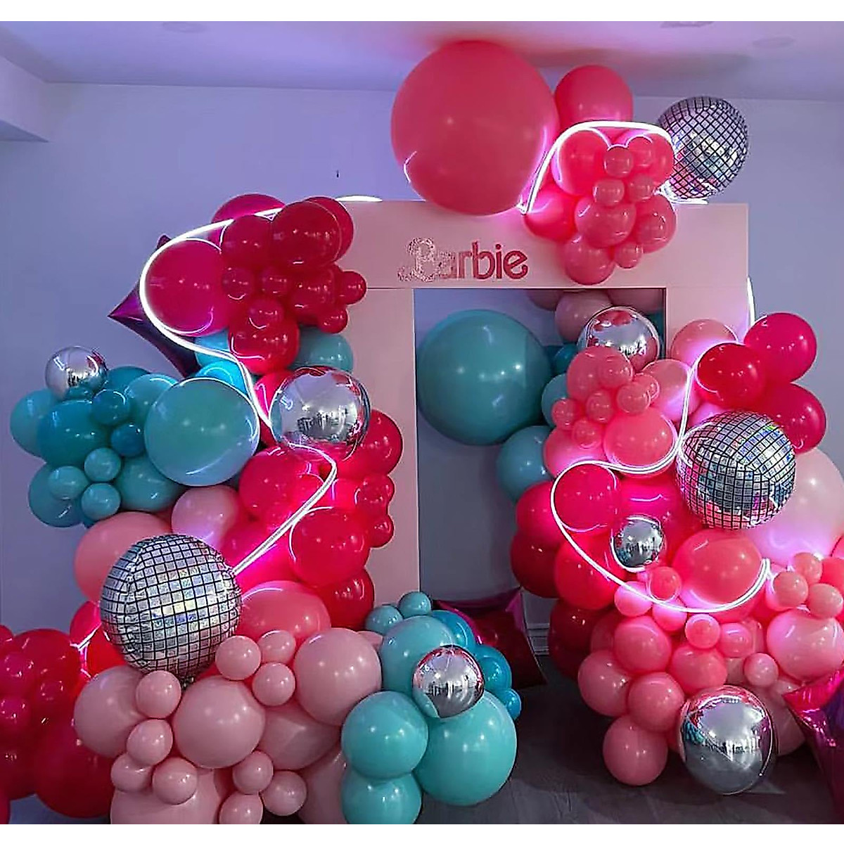 KALOR 18 Inch Hot Pink Balloons, 10 Pcs Hot Pink Matte Latex Balloons Big Round Balloons for Wedding, Baby Shower, Birthday Party and Event Decoration