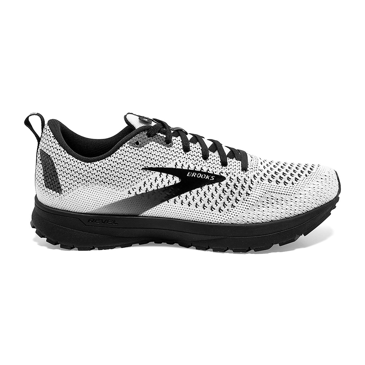 Brooks Women's Revel 4 Running Shoe - White/Black - 11