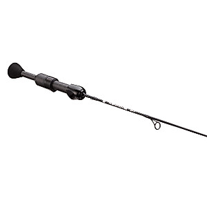 13 FISHING - The Snitch Pro - Ice Fishing Rod - 32" with Flex-Core Quick Action Tip - SNP-32 ,Black