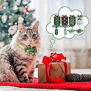 85 Pcs St. Patrick's Day Adjustable Dog Ties Set Include Dog Bow Tie Dog Neckties Flower Dog Neck Tie Dog Bowknot Dog Bandana Dog Scarf Pet Grooming Accessories for Puppy Cat