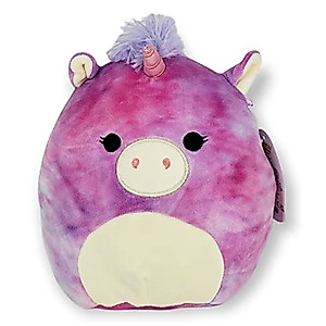SQUISHMALLOW KellyToys - 8 Inch (20cm) - Lola The Tie Dye Unicorn - Super Soft Plush Toy Animal Pillow Pal Buddy Stuffed Animal Birthday Gift