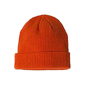 Champion - Ribbed Knit Cap - CS4003 - One Size - Spicy Orange