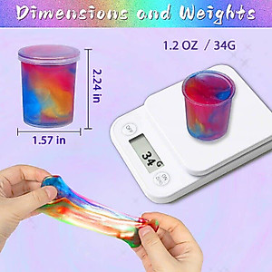 24 Pack Galaxy Slime Party Favors Kit for Kids, Space Themed Slimes Stress Relief Gifts DIY Toys for Girls Boys, Christmas Stocking Valentine Birthday Goodie Bag Stuffers for Classroom Prizes/Games