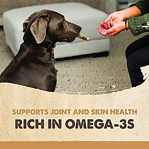 Mighty Paw Naturals Fish Skin Dog Treats | 100% Natural Dried Fish Dog Treats. Tilapia Skin Fish Chews Dog Snacks. Omega-3 Ocean Chews for Dogs, Fish Skin Chews for Dog