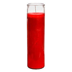 TopNotch Outlet Prayer Candles - Red Wax Candle (2 Pc Bulk) Great for Sanctuary, Vigils and Prayers - Unscented Glass Candle Set - Jar Candles - Spiritual Religious Church