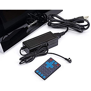 Displays2go Touch Screen Countertop Stand, 10pt PCAP Touch, Media Player - Black (DGCTATCH21)