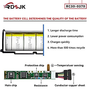 RC30-0370 61.6Wh Laptop Battery for Razer Blade 14 2021 2022 RZ09-0370 RZ09-0368 RZ09-0427 RZ09-0370AE23-R3U1 RZ09-0370BEA3-R3U1 RZ09-0370CEA3-R3U1 RZ09-0427EE23-R3U1 RZ09-0427EEM3-R3U1 RZ09-0427PEA3
