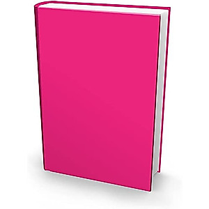 The Original Book Sox: Stretchable Jumbo Fabric Book Cover - 5 Solid Print Pack