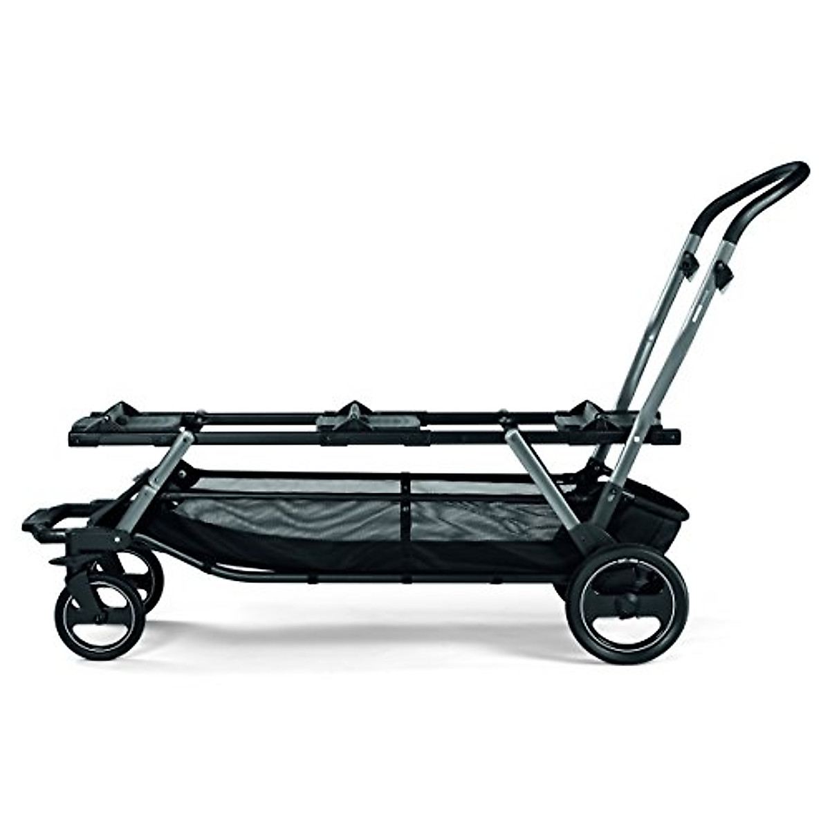 Peg Perego Pop-Up Seat for Triplette Stroller - Compatible with The Triplette, Duette, and Team Strollers - Made in Italy - City Grey