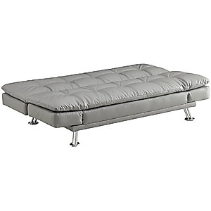 Coaster Home Furnishings Dilleston Tufted Back Upholstered Sofa Bed Grey