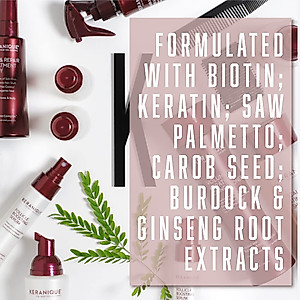 Keranique Keratin Shampoo and Conditioner Set for Dry Thinning Hair, Sulfates/Parabens Free, stimulates scalp to nourish/rejuvenate hair follicles for healthy Thicker Fuller Hair 4.5 OZ each