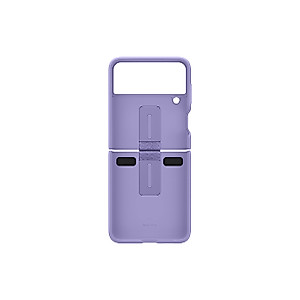 Samsung Galaxy Z Flip 3 Phone Case, Silicone Protective Cover with Ring, Heavy Duty, Shockproof Smartphone Protector, US Version, Lavender,EF-PF711TVEGUS