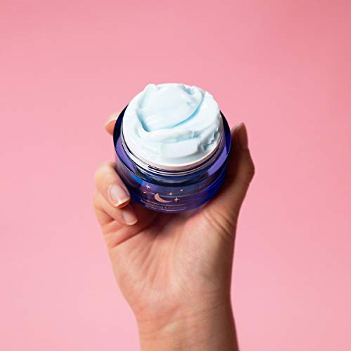 FACETORY Moon Velvet Sleeping Mask Moisturizer with Shea Butter and Azulene - Improve Dry, Irritated, and Dehydrated Skin - Nourishing, Calming, Moisturizing, 50 ml/ 1.69 fl oz