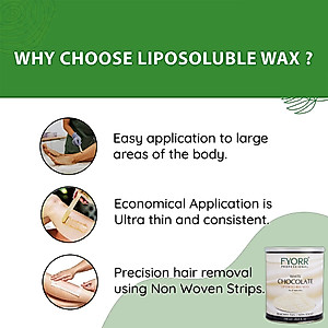 FYORR Liposoluble Milk Body Wax Less Painful Hair N Tan Removal Wax (Milk Wax) (White Chocolate) (700ML) (1.54LB)