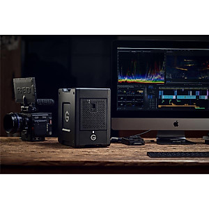 SanDisk Professional G-RAID Shuttle 4-Bay Thunderbolt 3 RAID Array with 80TB (4x 20TB) Removable HDD