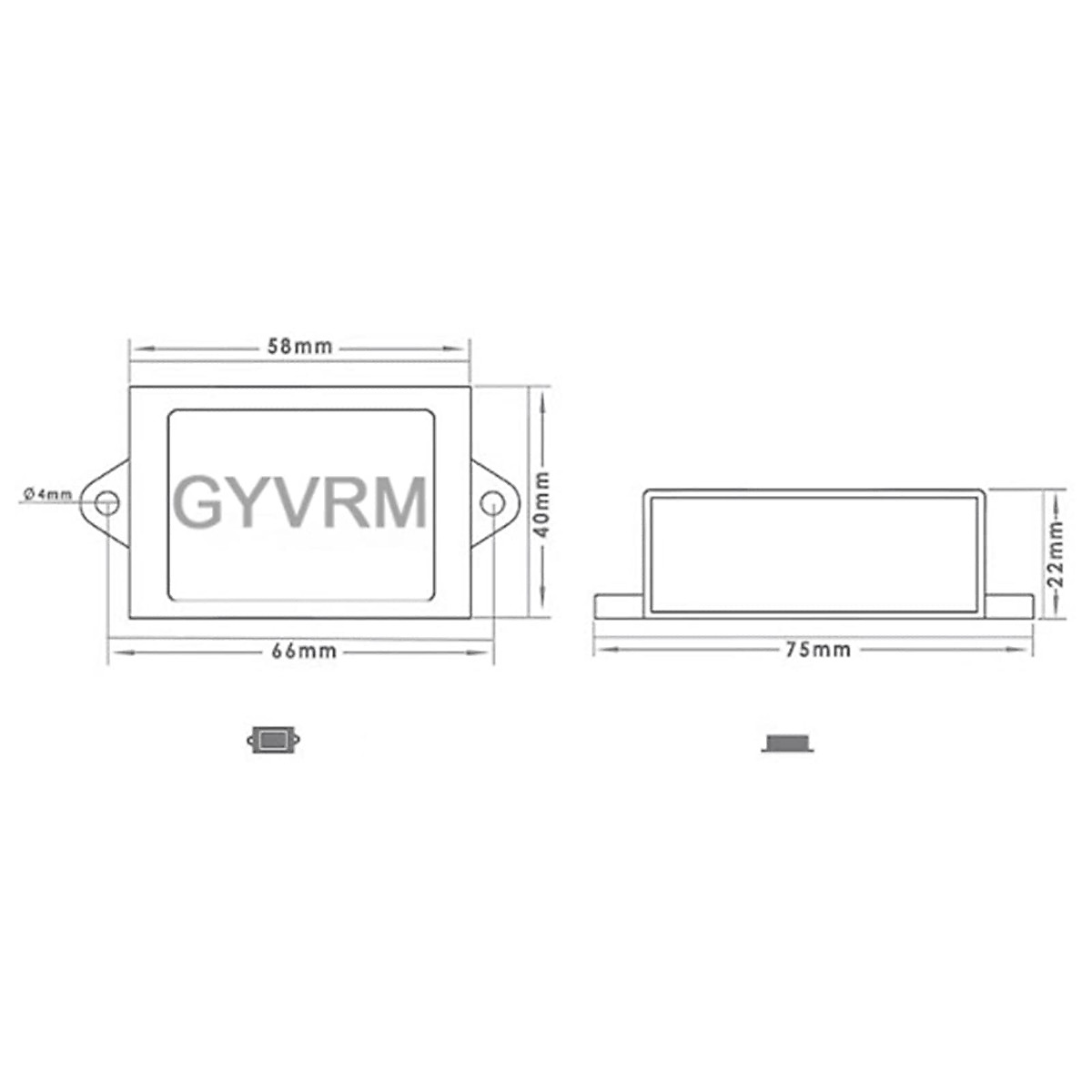 Converter, DC DC 12V/24V/36V/48V to 5V 10A Converter Step Down Power Module