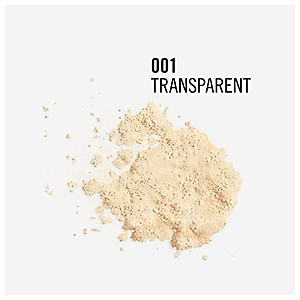 Rimmel London Stay Matte - 001 Transparent - Pressed Powder, Lightweight, High Coverage, Shine Control, 0.49oz