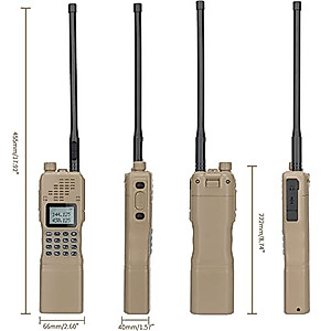 Baofeng AR-152 Ham Radio 10W High Power Tactical Two Way Radio with 12000 mAh Rechargeable Larger Battery Handheld Long Range Walkie Talkies Full Kit