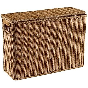 OSALADI Narrow and Tall Storage Box with Lid Book Baskets Narrow Holder Sundries Organizer Toy Baskets Basket with Lid Weave Sundries Basket Plastic File Rack To Weave