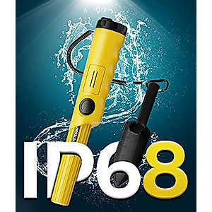 Metal Detector Handheld Pinpointer Waterproof - IP68 with Sand Shovel Professional 360° Search Pin Pointer Wand High Sensitivity Portable Detectors Treasure Pinpointing Finder Probe for Kids, Adults
