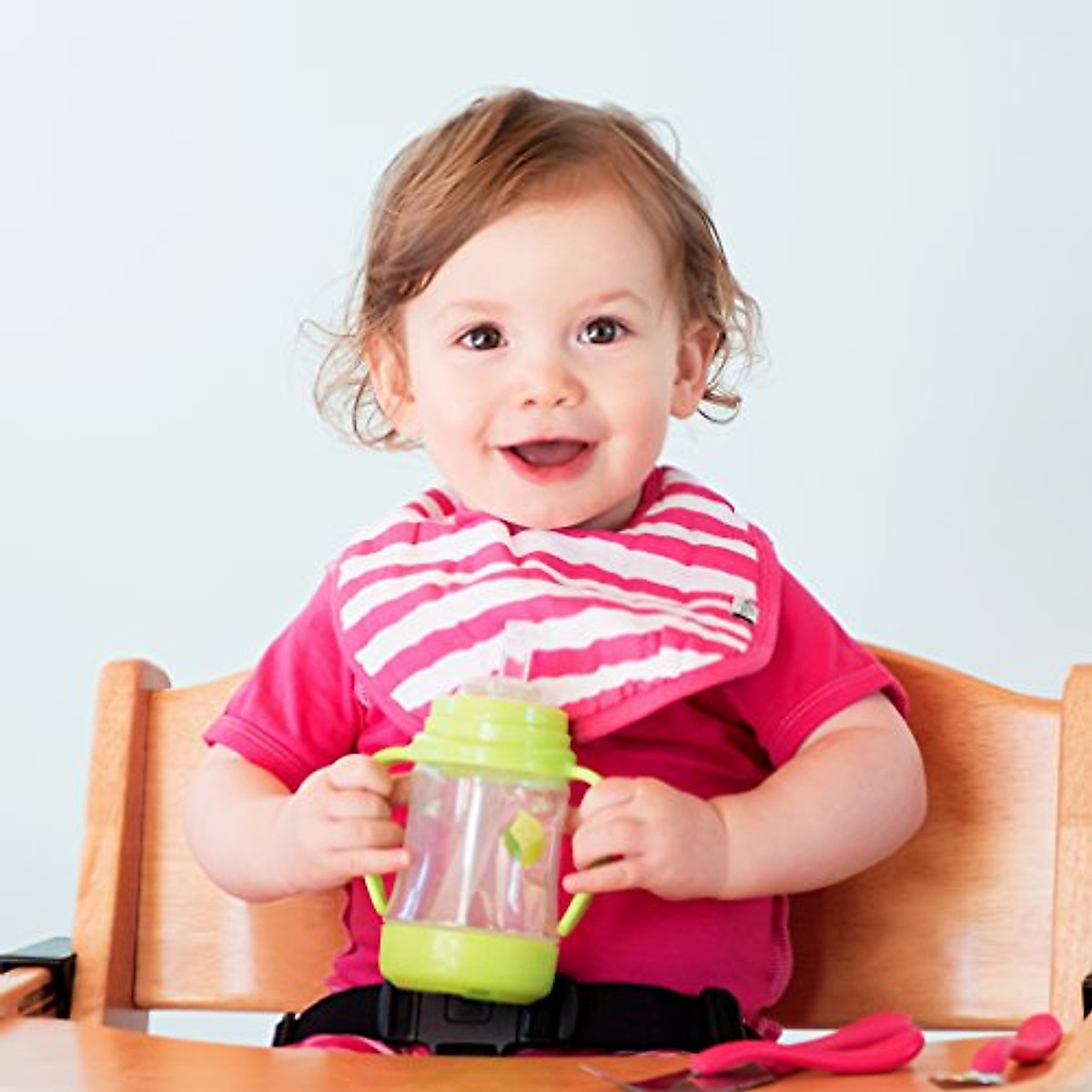 Green Sprouts Glass Sip & Straw Cup,4 Ounce