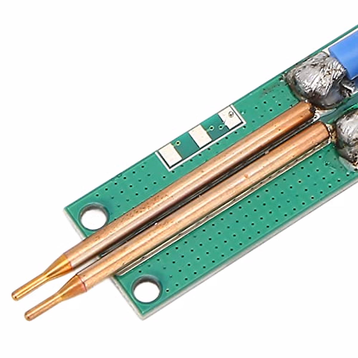 ASHATA DIY Spot Welder Spot Welding Pen, Portable Battery Spot Welder, Slim Easy to Hold Semi Circular Ball Tip Low Wire Resistance, for Battery Pack Spot Welder