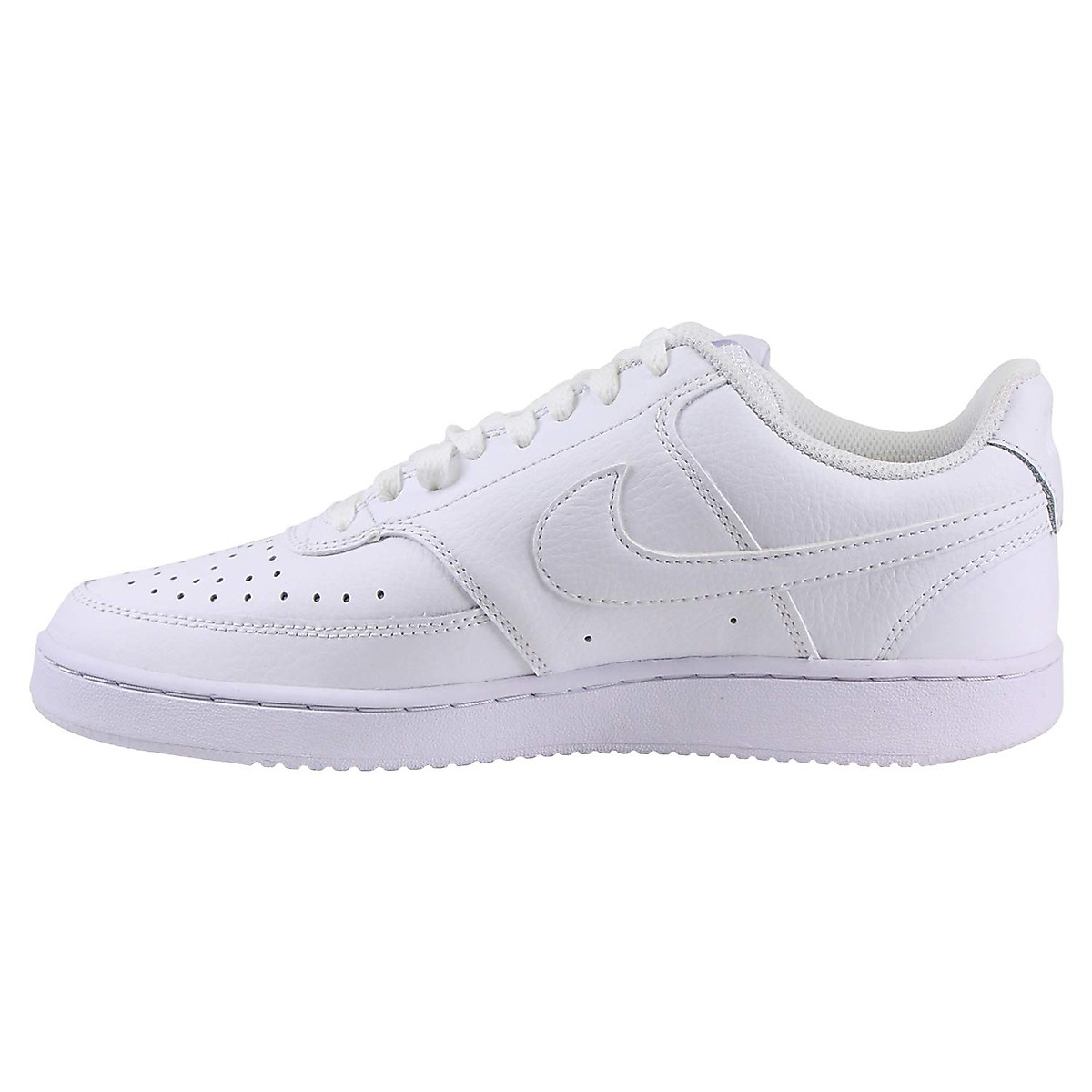 Nike Men's Court Vision Low Sneaker, White/Whiteblack, 10.5