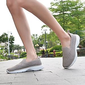 Puxowe Women Canvas Walking Tennis Shoes Low Top Lace-up Non Slip Casual Travel Work Sneaker BlackSize 8.5 US