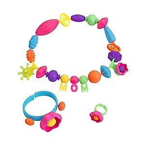 1000+ Snap Pop Beads for Girls Toys - Kids Jewelry Making Kit Pop-Bead Art and Craft Kits DIY Bracelets Necklace and Rings Toy for Age 3 4 5 6 7 8 Year Old (Large)