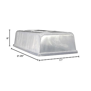 Bootstrap Farmer Humidity Dome 5" Tall Extra Strength, 2 Pack, Propagation Seed Cloning Lid Vented for 1020 Tray Seed Starting Germination
