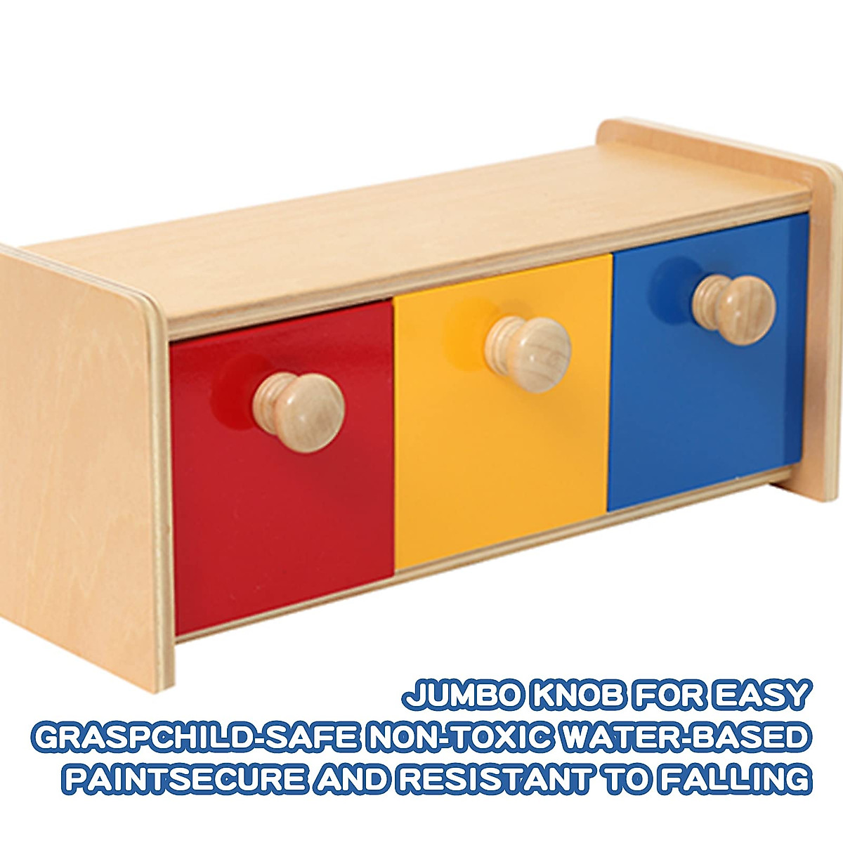 LEADER JOY Montessori Materials Box w/Bins Toddler for 1-3 Years Old Educational Tools Preschool Early Development Baby Toy