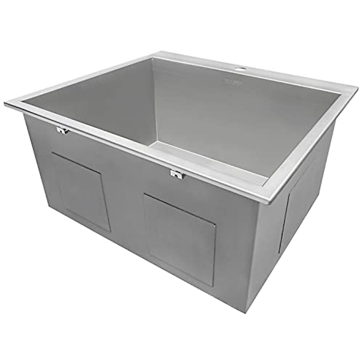 Ruvati Drop-in Topmount Laundry Utility Sink 25 x 22 x 12 inch Deep 16 Gauge Stainless Steel - RVU6010