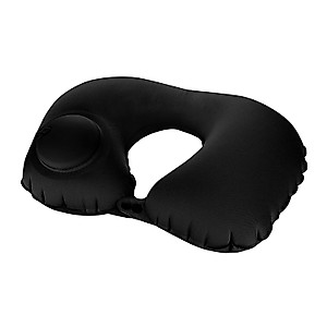 Portable U Neck Pillow Inflatable Travel Neck Pillow for Sleep Baby Car Seat Neck Support Pillow Cushion Headrest Head Protection for Airplane Train Pushchair Stroller Lightweight Washable