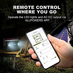 ALLPOWERS S1500 Solar Generator with Panels Included 1500W MPPT Portable Power Station with Foldable Solar Panel 200W, Solar Backup Power for RV Van House Outdoor Camping