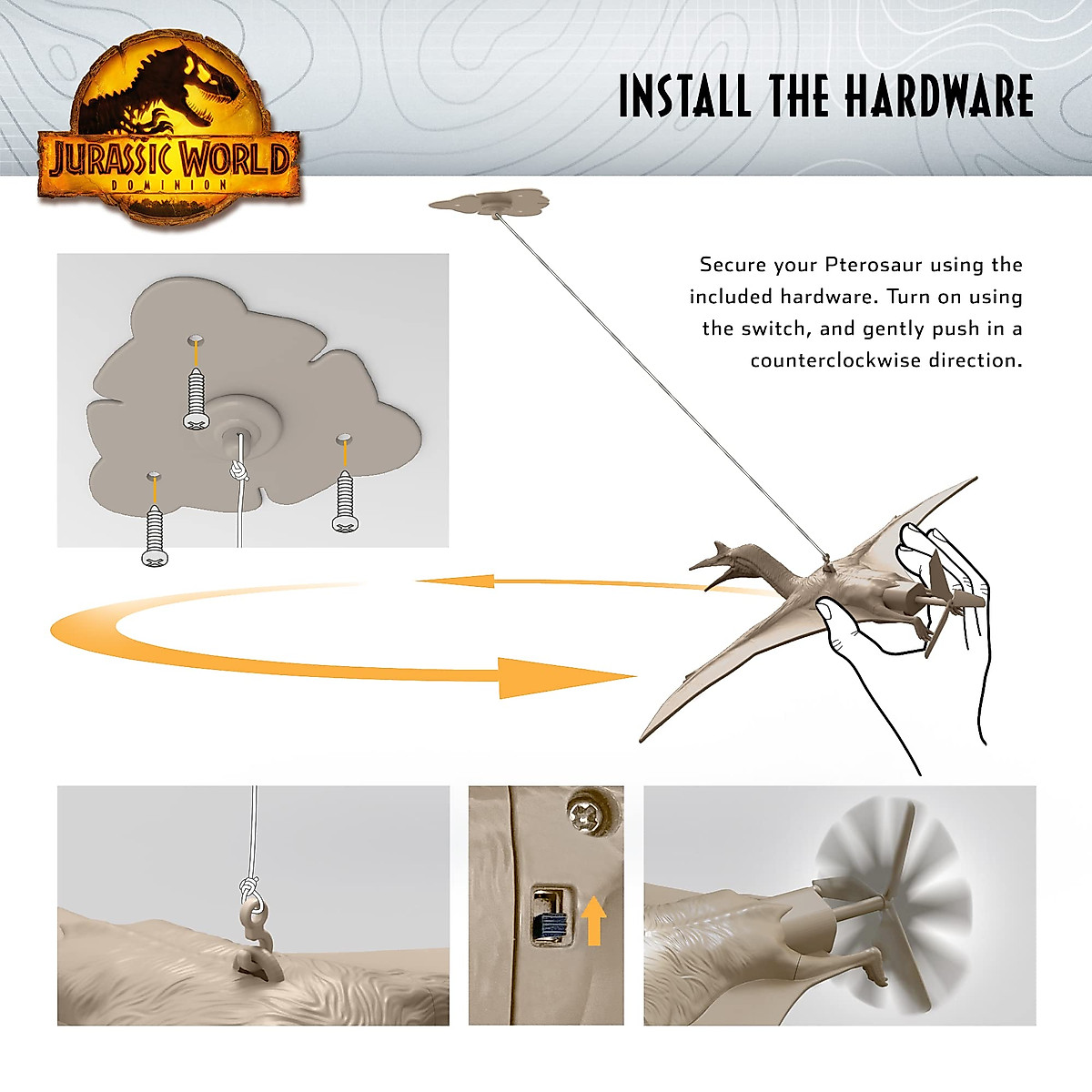 Thames & Kosmos Jurassic World Dominion Flying Pterosaur - Quetzalcoatlus | STEM Building Kit from Build & Fly a Motorized Model of The Largest Flying Creature from Prehistoric Times