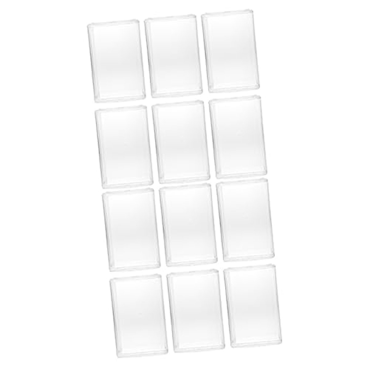 Cabilock 12 Pcs Storage Case Figure Model Display Case Dustproof Case Multi-Function Display Figure Model Showing Case Crafts Toy Child
